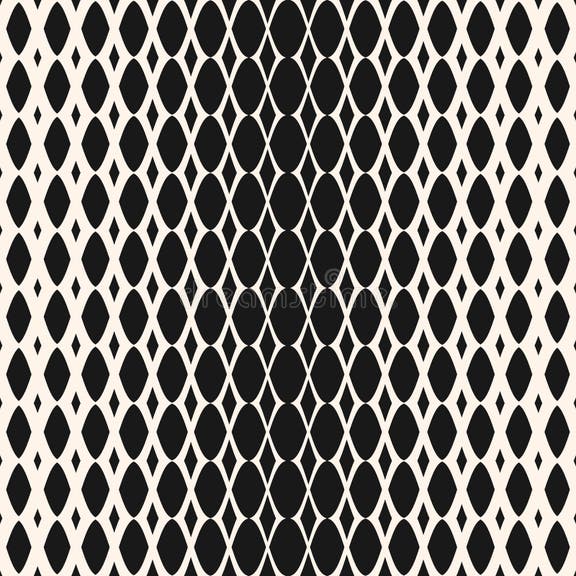 Halftone Mesh Seamless Pattern. Vector Geometric Texture. Stock Vector ...