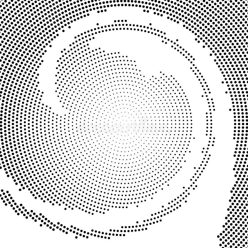Halftone Monochrome Pattern with Dots. Minimalism, Vector. Background ...