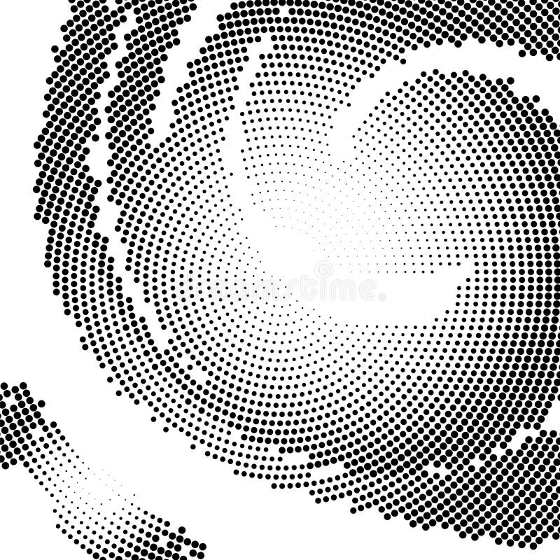 Halftone Monochrome Pattern with Dots. Minimalism, Vector. Background ...