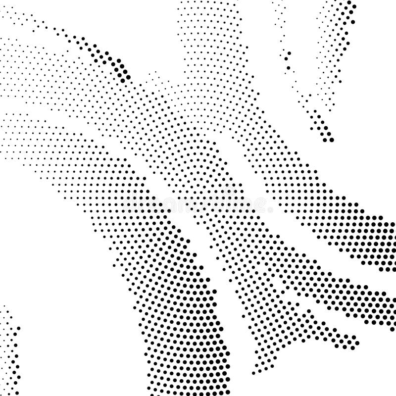 Halftone Monochrome Pattern with Dots. Minimalism, Vector. Background ...