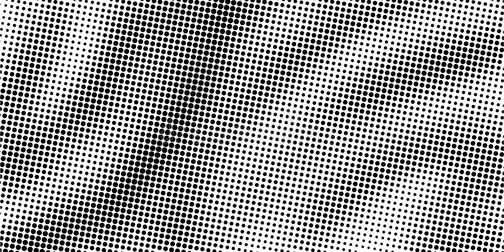 Halftone Dots Wavy Pattern Background Stock Vector - Illustration of ...