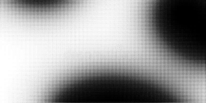 Halftone Noise Gradient Texture. Retro Pixelated Comic Horizontal ...