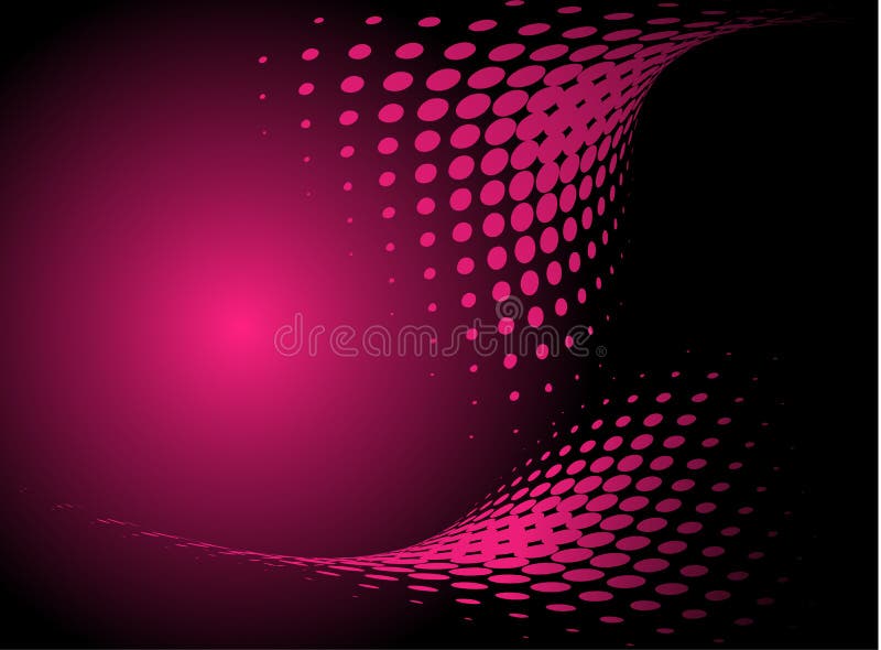 Pink Halftone Pattern Black Background Stock Illustrations – 4,172 Pink ...