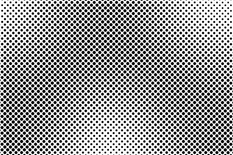 Halftone Pattern Design with Black Dots in a Grid Creating Gradient Shading Depth and Textured ...