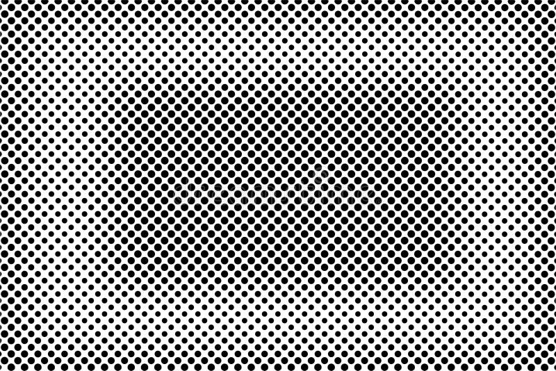 Halftone Pattern Design with Black Dots in a Grid Creating Gradient Shading Depth and Textured ...
