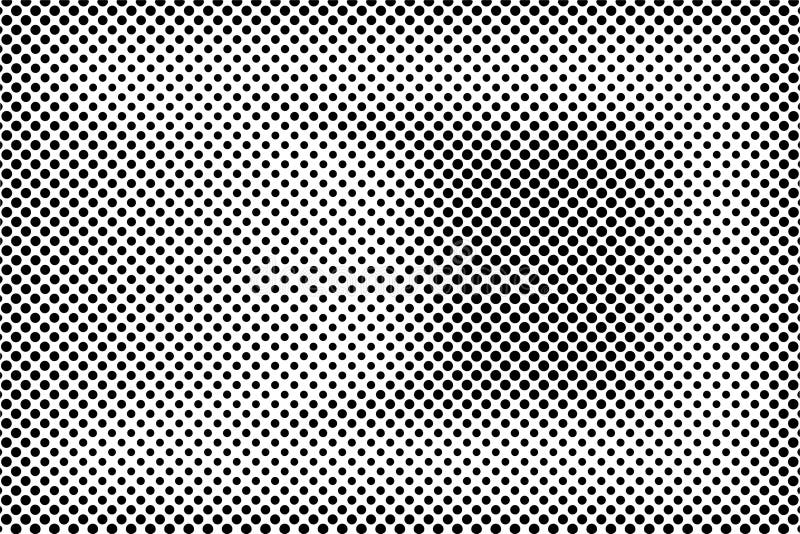 Halftone Pattern Design with Black Dots in a Grid Creating Gradient Shading Depth and Textured ...