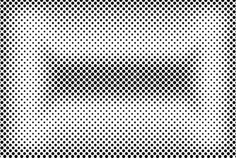 Halftone Pattern Design with Black Dots in a Grid Creating Gradient Shading Depth and Textured ...