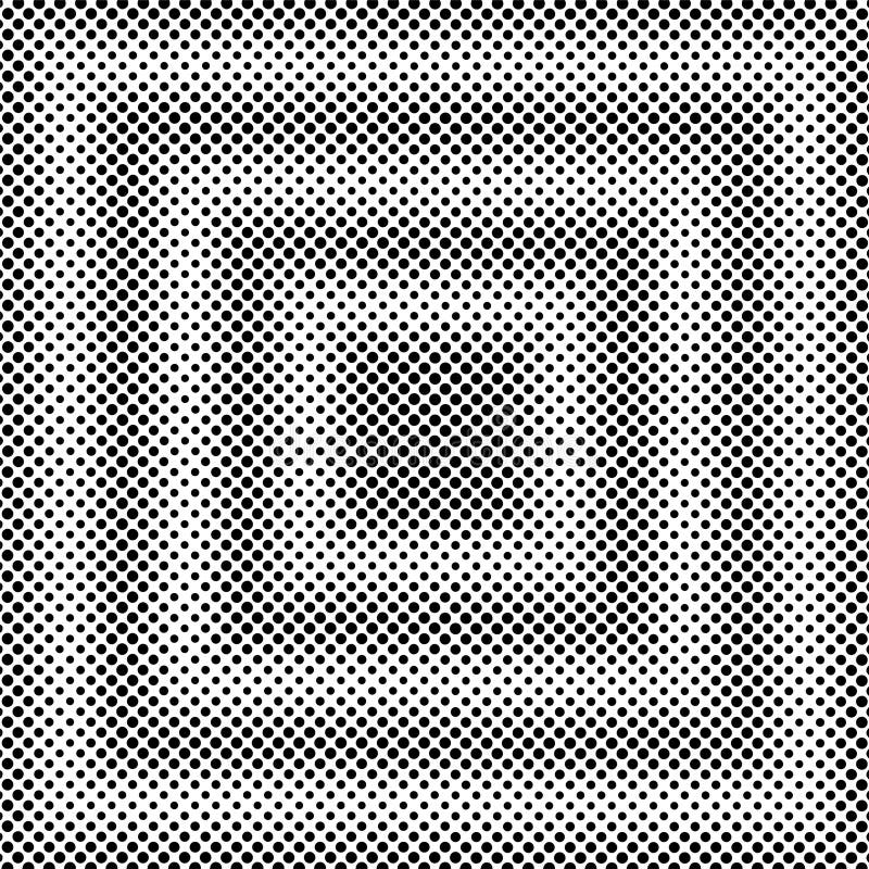 Halftone Pattern Design with Black Dots in a Grid Creating Gradient Shading Depth and Textured ...