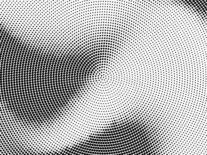 Halftone Pattern Digital Gradient with Dots. Futuristic Panel Stock ...
