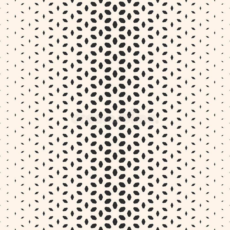 Halftone Pattern, Floral Pattern, Floral Figures, Petals. Stock Vector ...