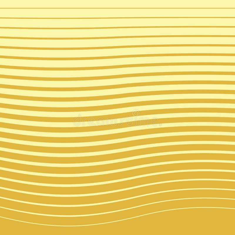 Halftone Pattern from Golden Wavy Lines Stock Vector - Illustration of ...