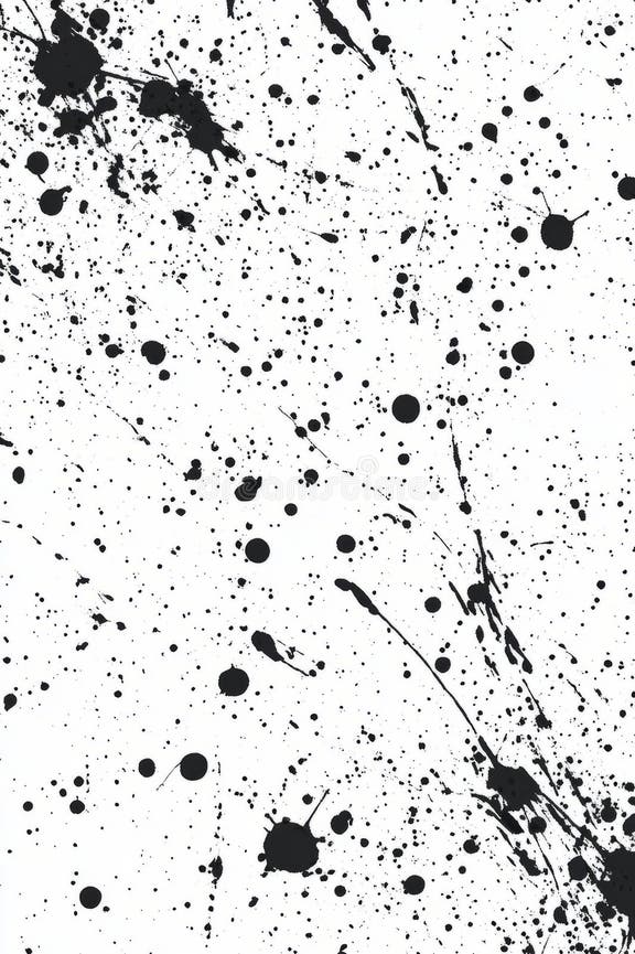 Halftone Pattern with Random Splatter Effect in Monochrome Silver Stock Illustration ...