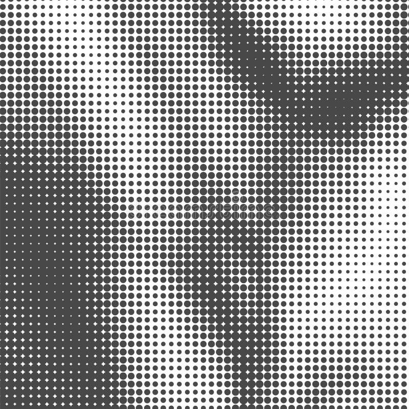 Halftone Pattern. Set of Dots. Dotted Texture. Overlay Grunge Template ...
