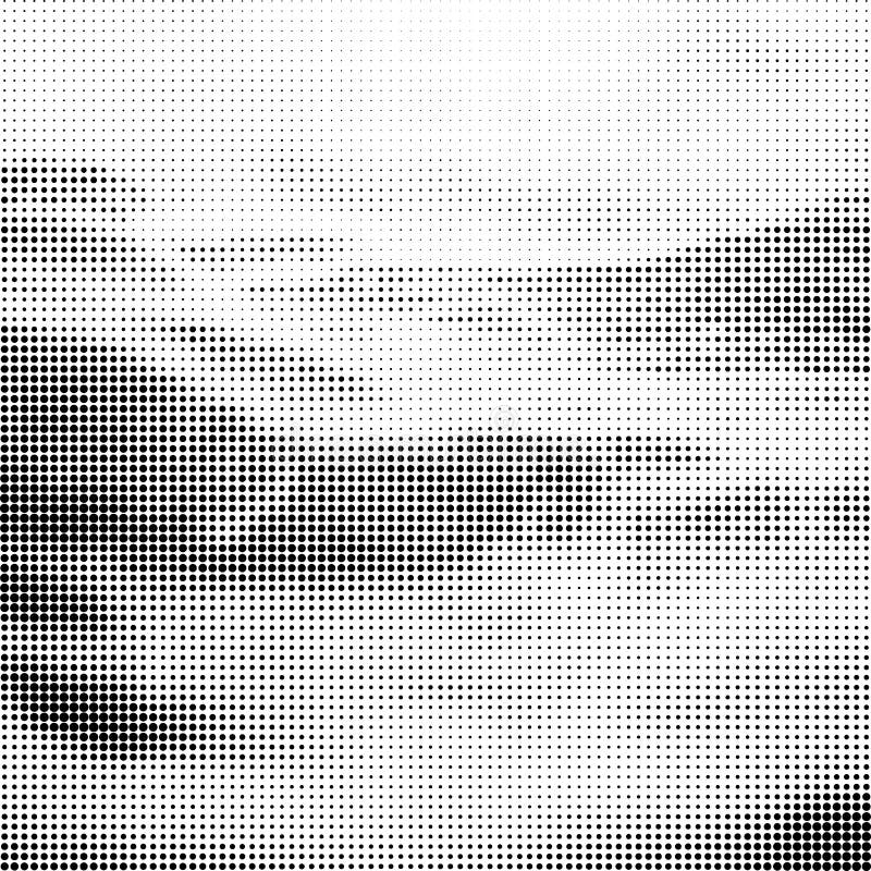 Halftone Pattern. Set of Dots. Dotted Texture on White Background ...