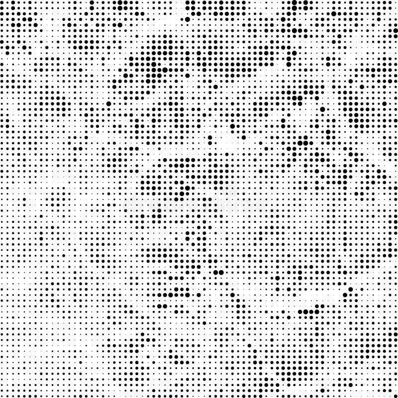 Halftone Pattern. Set of Dots. Dotted Texture on White Background ...