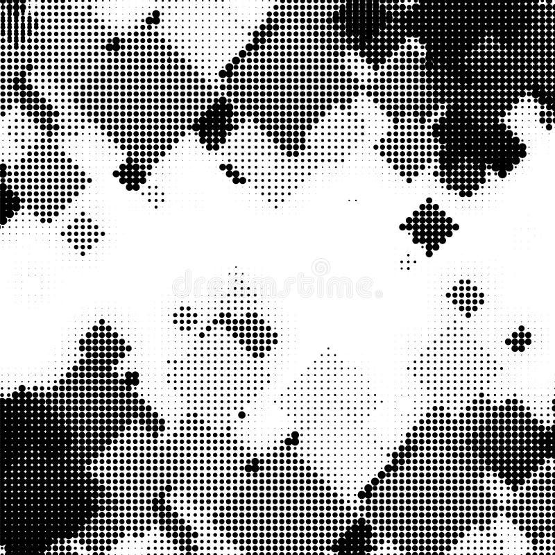 Halftone Pattern. Set of Dots. Dotted Texture on White Background ...