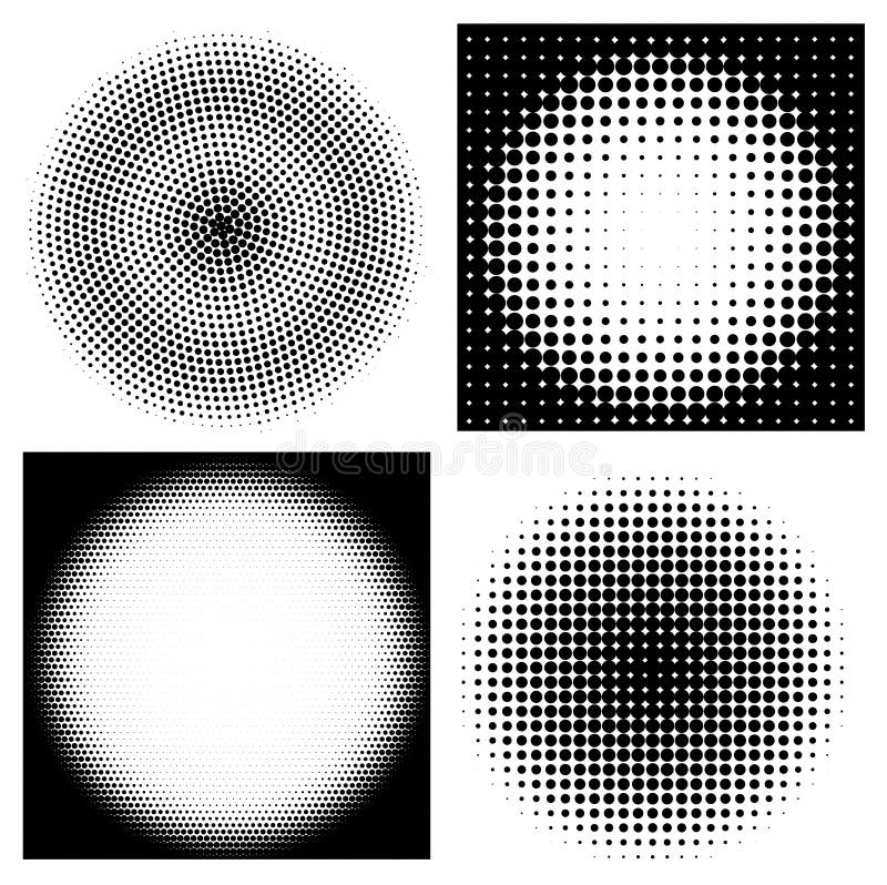 Halftone patterns stock vector. Illustration of cartoon - 42243170