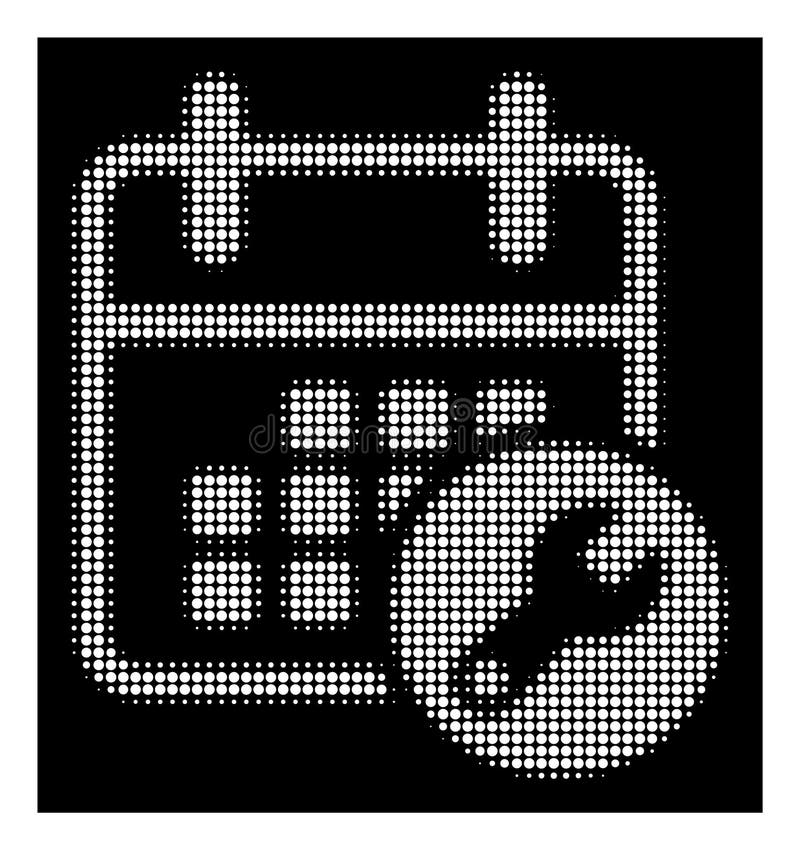 White Halftone Calendar Setup Icon Stock Vector - Illustration of ... White Halftone Calendar Setup Icon Stock Vector - Illustration of ...