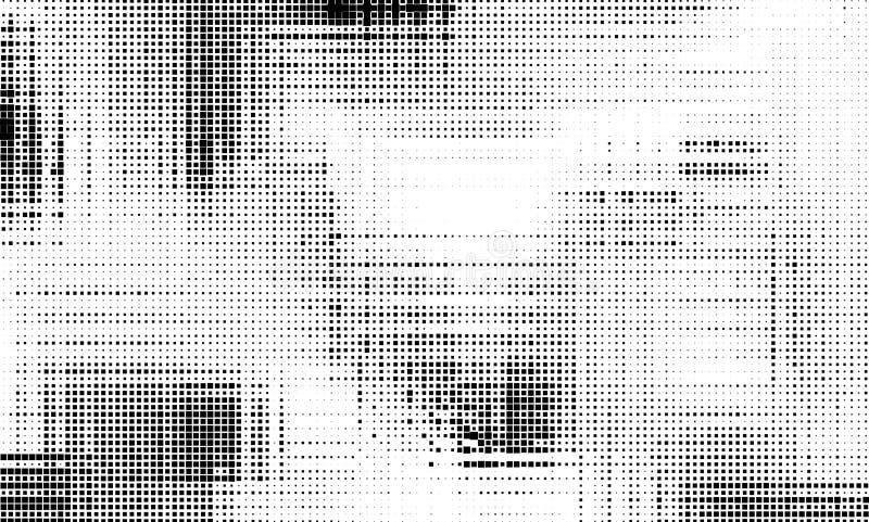 Halftone Pixelated Gradient Background. Faded Square Particles Texture ...