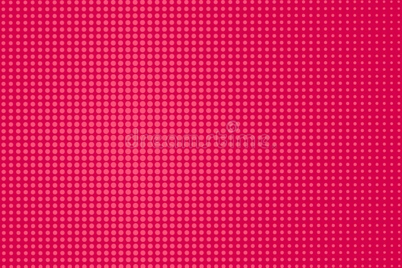 Halftone Pop Art Background. Comic Red Pattern. Vector Illustration ...