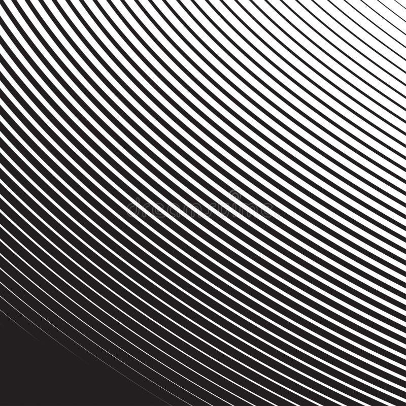 Halftone Radial Pattern Background Striped. Vector Lines Texture Stock ...