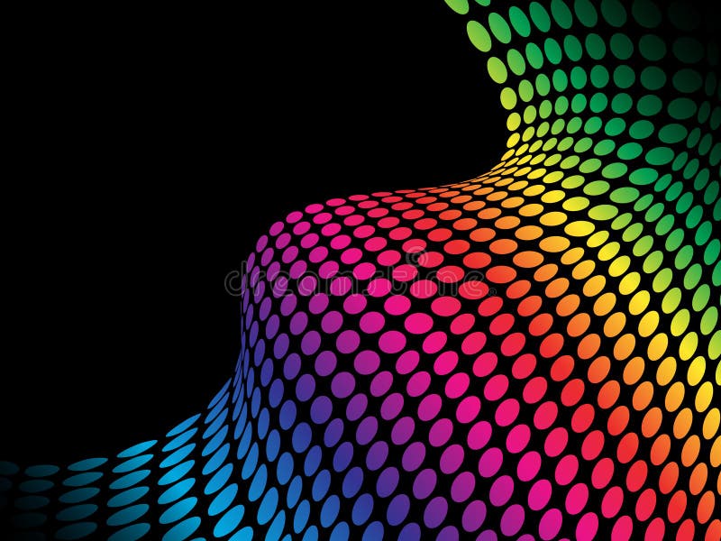 Halftone rainbow dots stock vector. Illustration of background - 7338581