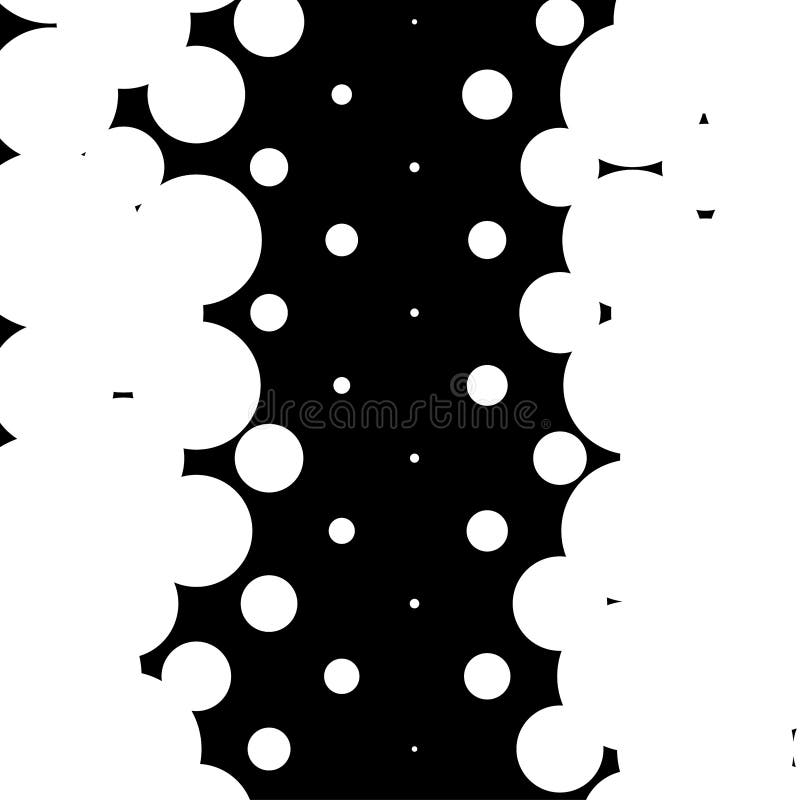Halftone Random Circles, Random Dots Illustration. Specks, Stipple ...