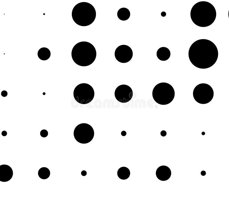 Halftone, Random Circles, Random Dots Pattern, Texture, Background ...