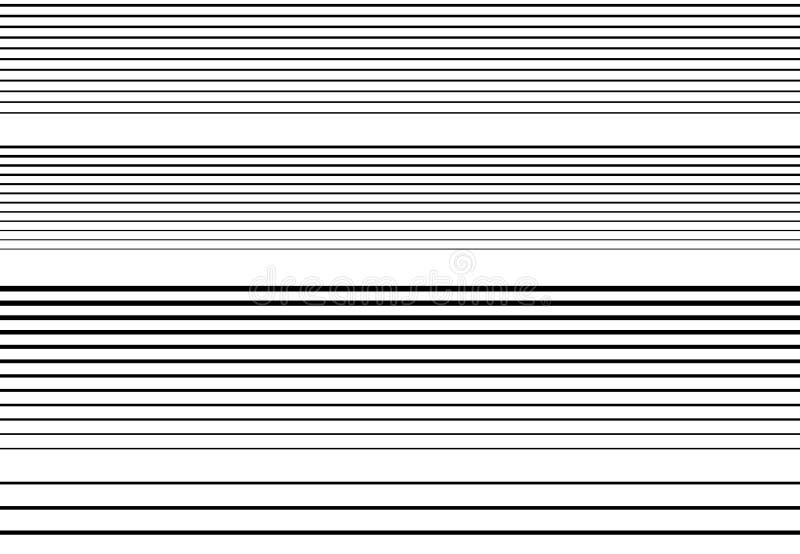 Halftone Random Horizontal Straight Parallel Lines, Stripes Pattern and ...