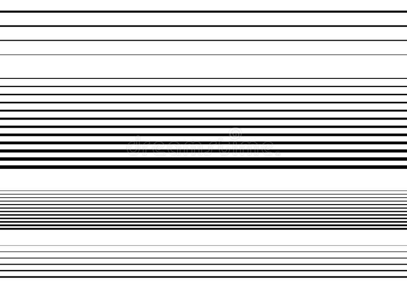 Halftone Random Horizontal Straight Parallel Lines, Stripes Pattern and ...