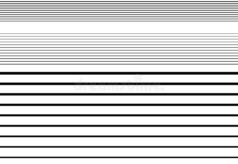 Halftone Random Horizontal Straight Parallel Lines, Stripes Pattern and ...