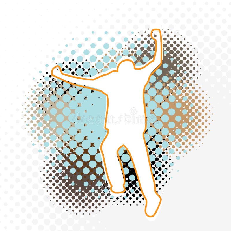 Abstract successful man stock vector. Illustration of success - 39531457