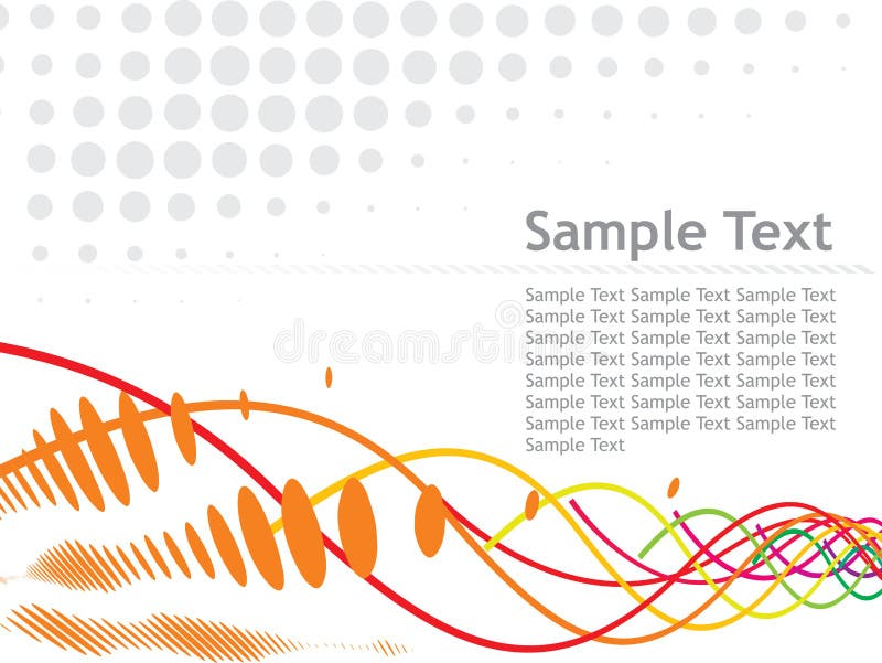 Sample Text Vector Illustration Isolated on White Stock Vector ...