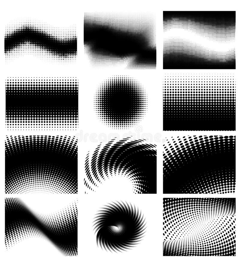 Vector halftone pattern stock vector. Illustration of effect - 4467724