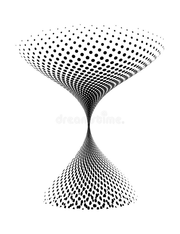 Halftone Shape Vector Logo Symbol, Icon, Design. Abstract Dotted Globe ...