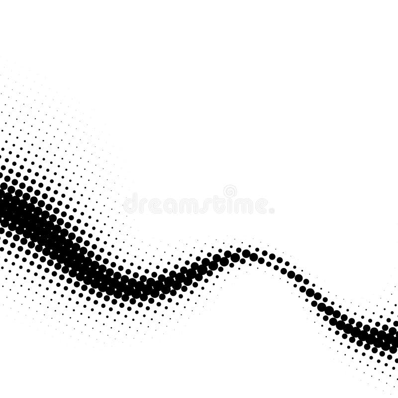 Halftone Soundwave Design stock vector. Illustration of artistic ...