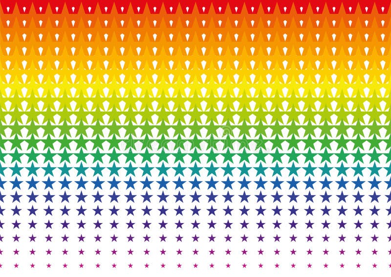 Halftone Star Dot Pattern Gradient in Vector Format Stock Illustration ...