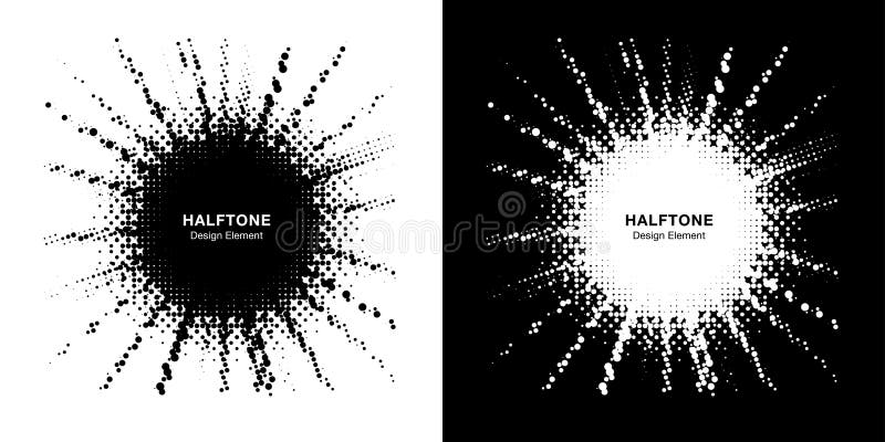 Shape Explosion Broken and Shattered Flat Style Design Vector ...