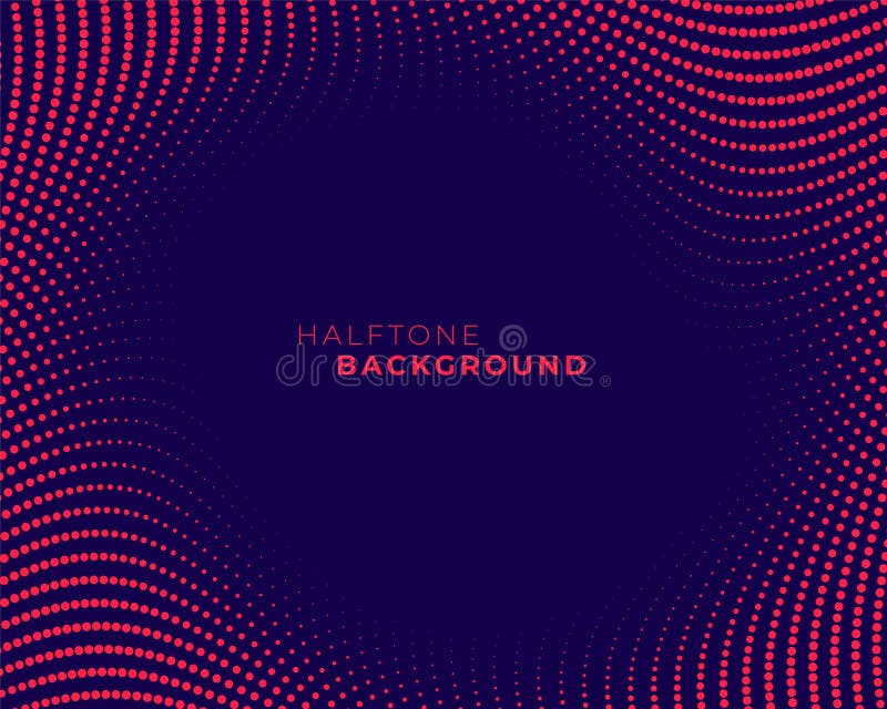 Halftone Style Abstract Dotted Pattern Backdrop Design Stock Vector ...