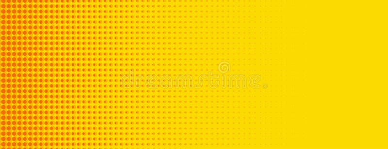 Halftone Style Pop Art Retro Yellow Wallpaper Design Stock Vector ...
