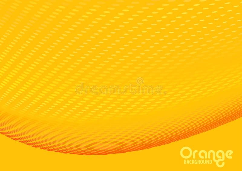 Orange Vector Wallpaper