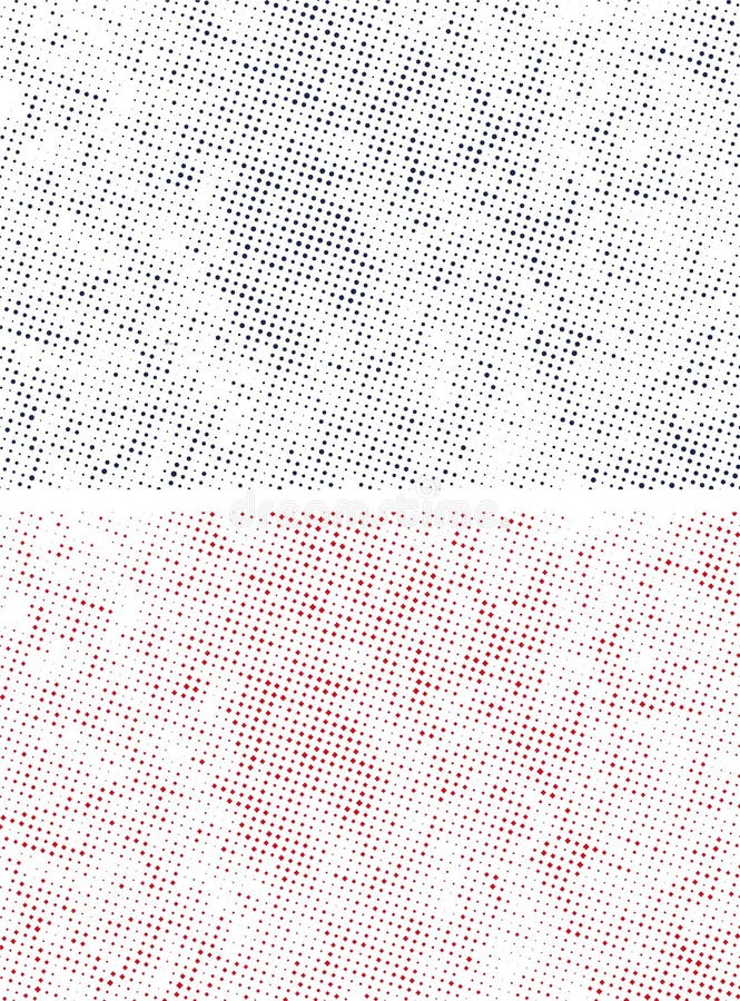 A Vintage Halftone Texture Background Vector Illustration Set, Halftone ...