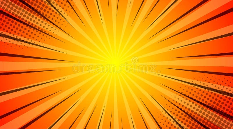 Halftone Texture Comic Book Superhero Vector Background Stock Vector ...