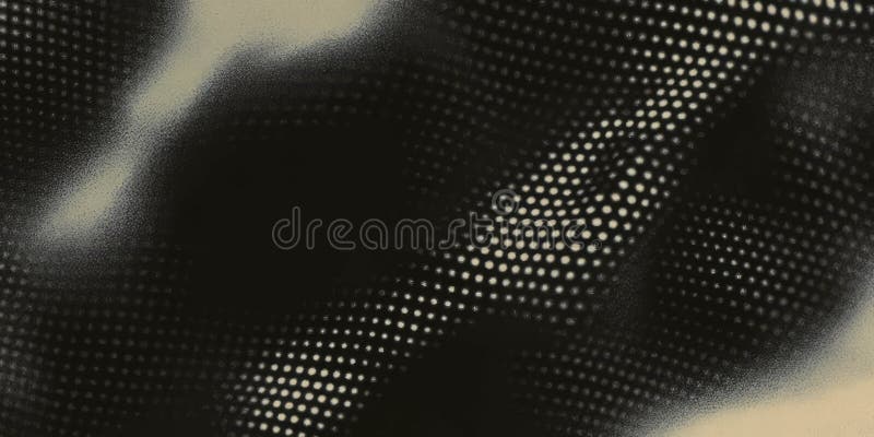 Halftone Texture Creating Dynamic Visual Chaos in a Monochromatic ...