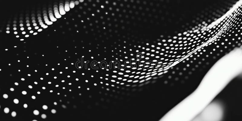 Halftone Texture Creating a Dynamic Visual Rhythm in Black and White ...