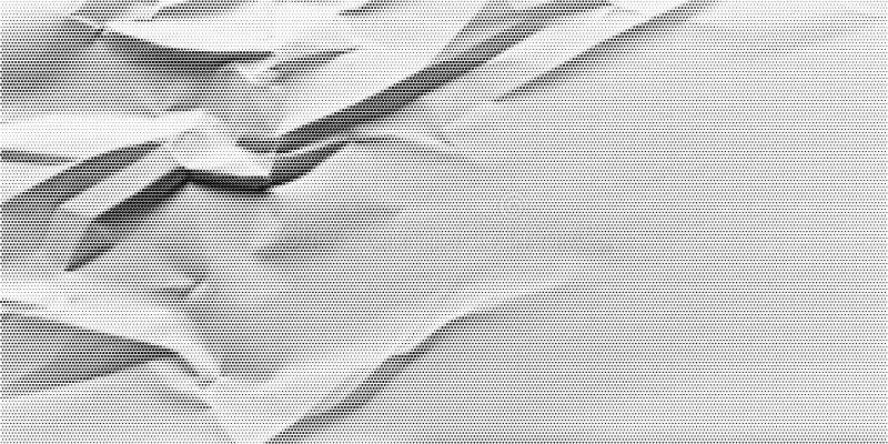 Halftone Texture with Crumpled Paper. Retro Effect. Background with ...