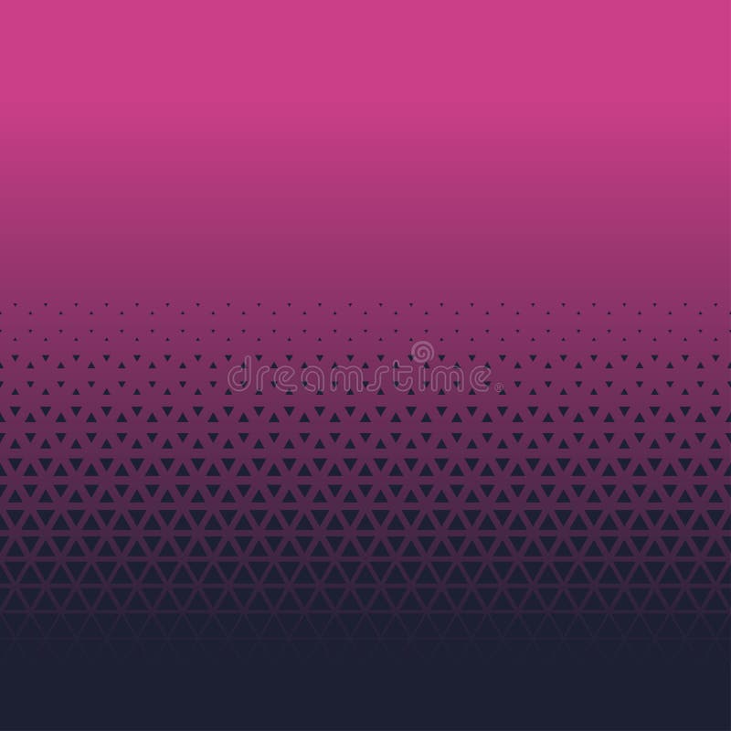 Halftone Triangle Pattern. Seamless Geometric Background. Vector Stock ...