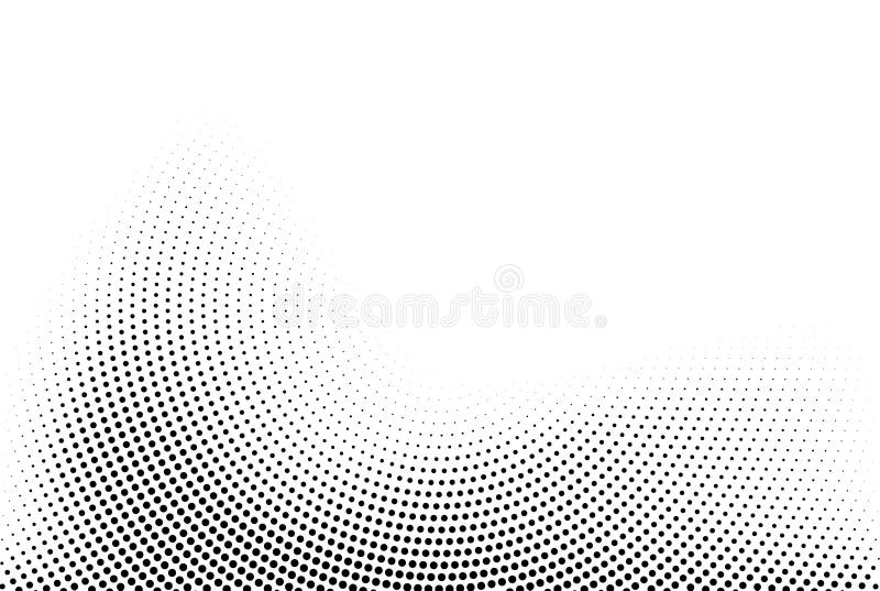 Halftone Vector Background, Small Blue Dots on Blue White Background ...