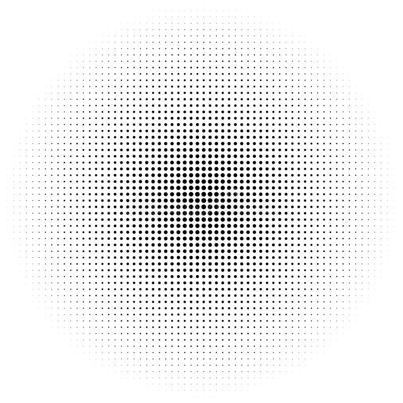 Halftone Vector Illustration. Geometric Half Tone Design Element Stock ...