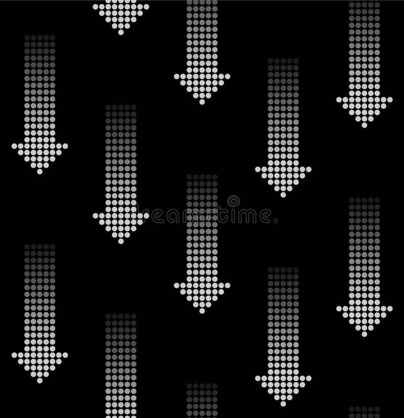 Halftone Vector Seamless Pattern Stock Vector - Illustration of ...